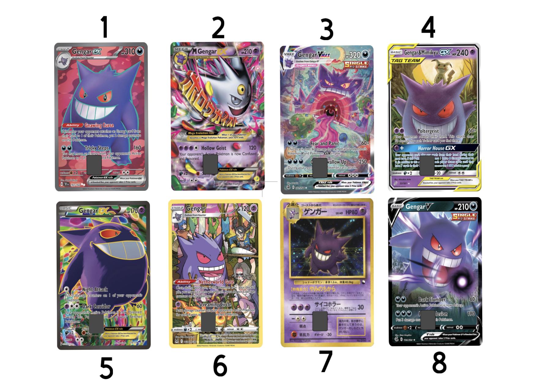 Pokemon Anime Custom Card Skin Vinyl Sticker Card Sticker Holographic ...
