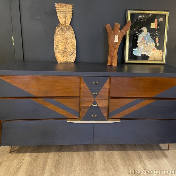 Blue Dresser - Etsy