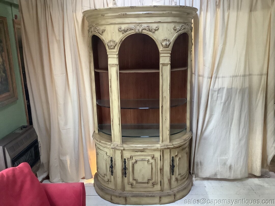 Vintage Open Cabinet Carved Wood Plate Rack Lower Portion - Etsy