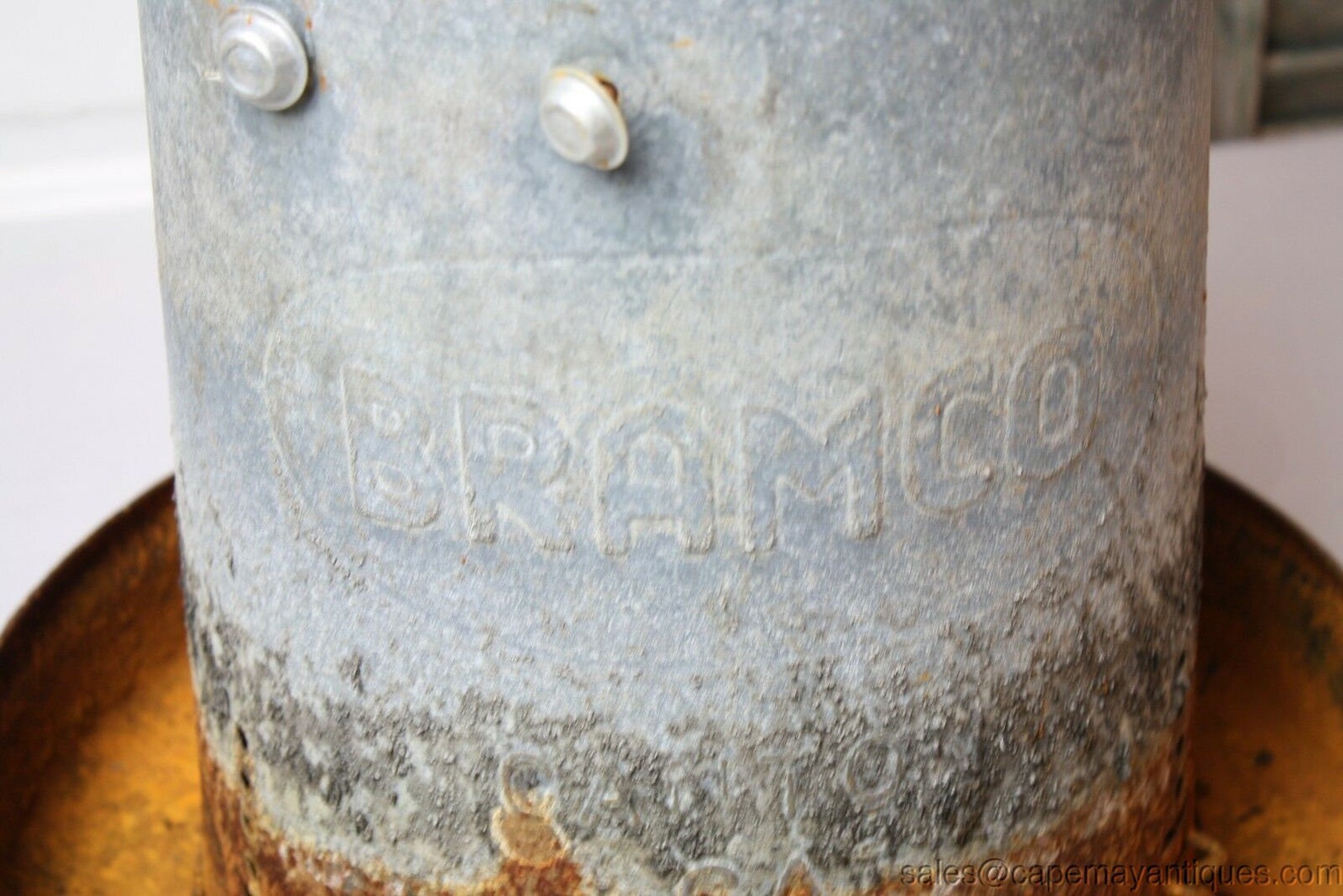 Galvanized Chicken Feeder Rusty Used Barn Farm Home Decor - Etsy