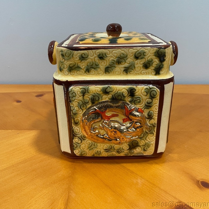 Ceramic Tea Caddy - Etsy