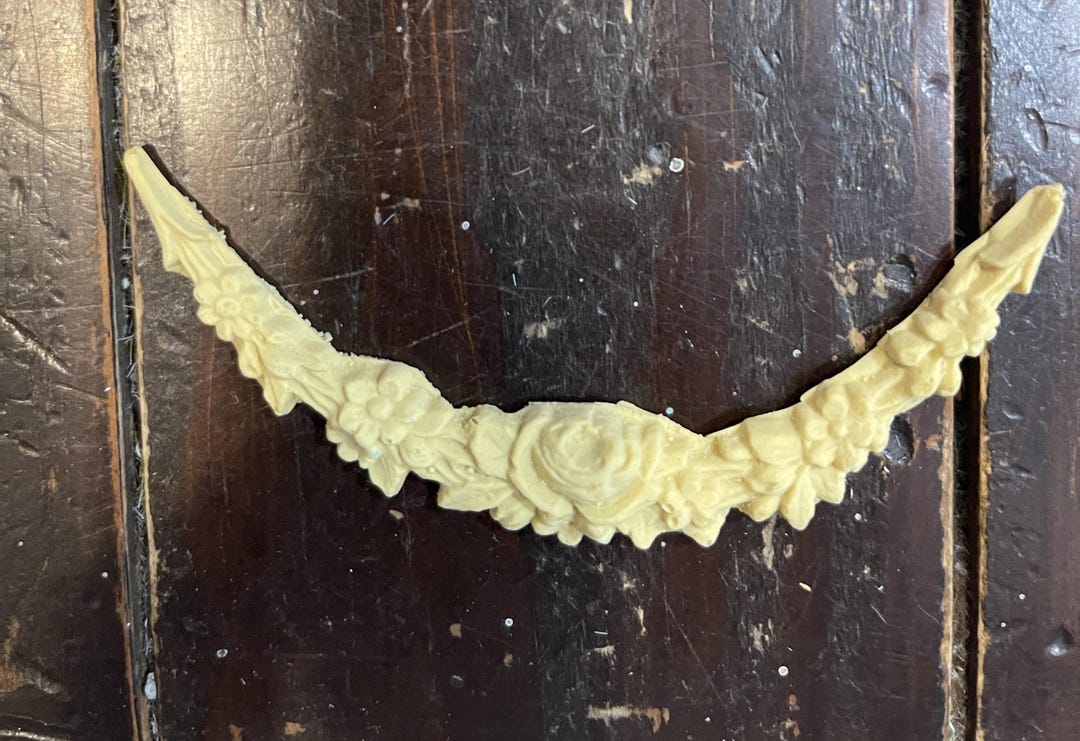 Resin Applique Rose Swag 4" Length - Etsy