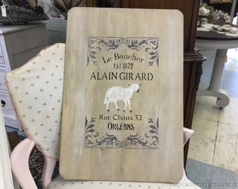 French Butcher Sign - Etsy