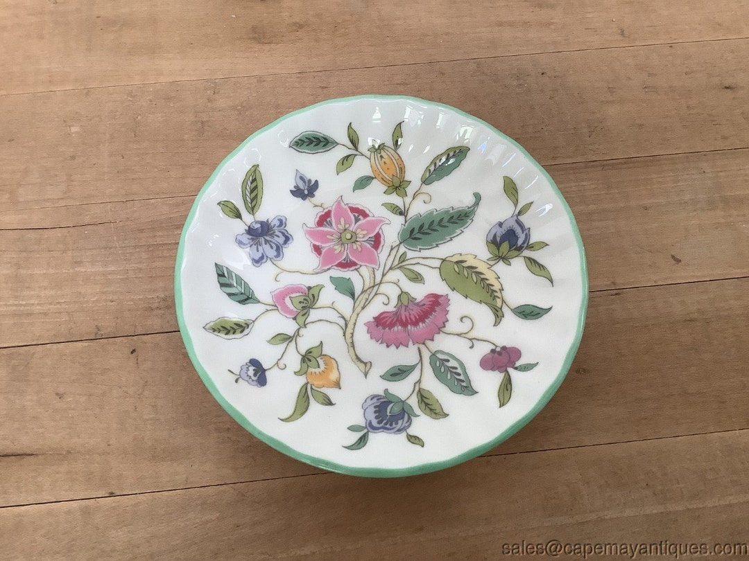 Minton Haddon Hall Small Plate Butter Pat Ashtray Size English - Etsy