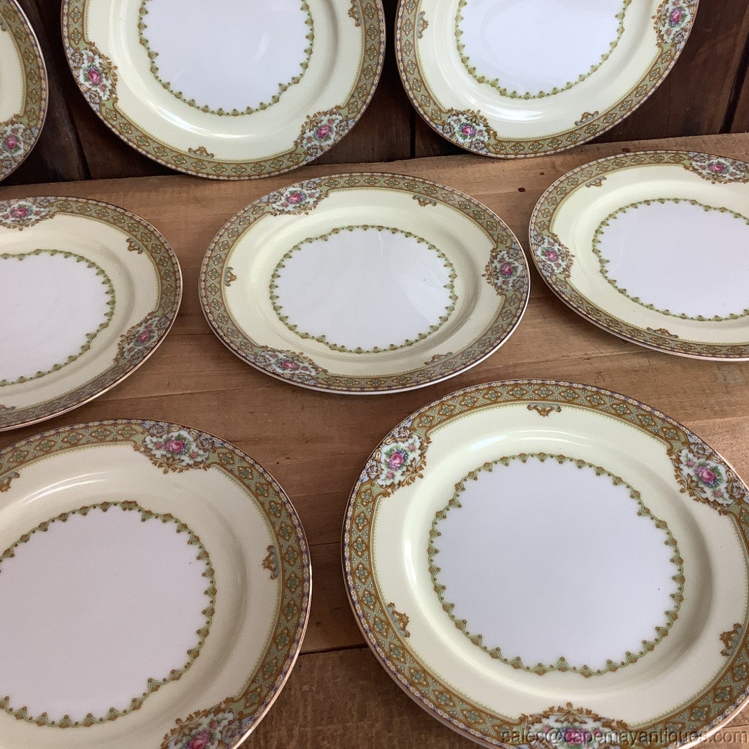 Meito China Annette Pattern Bread Plates Small Plates 6.5 Made in Japan ...