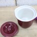 Hall Pottery Bean Pot With Lid 470 Maroon Rare Color - Etsy