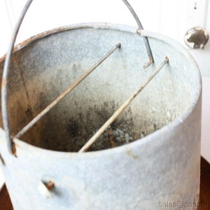Galvanized Chicken Feeder Rusty Used Barn Farm Home Decor Repurpose to ...