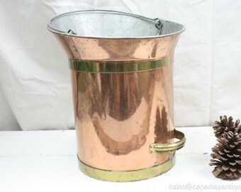 Copper Pail - Etsy
