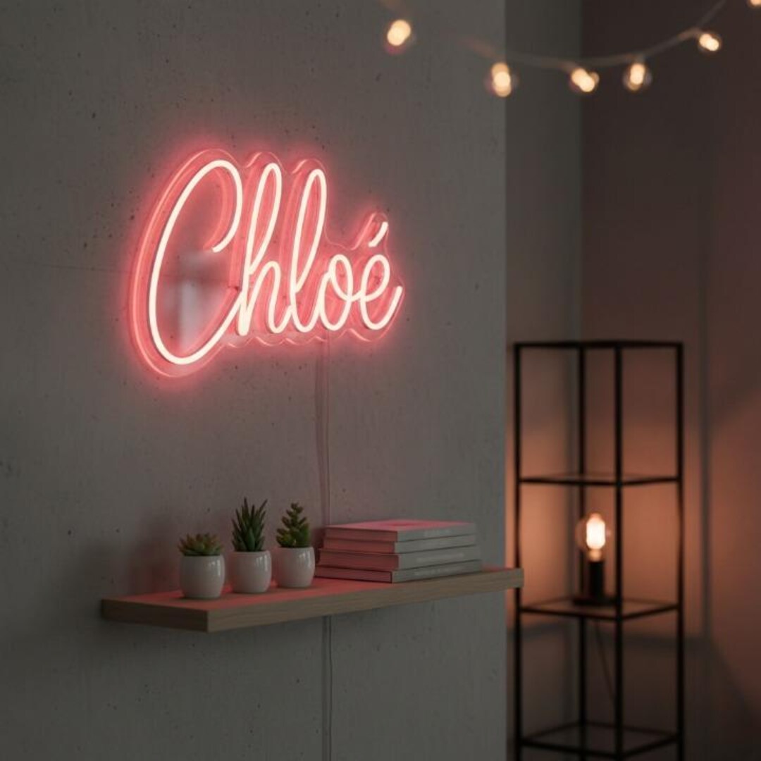 Custom Neon Sign, Neon Sign, Personalized Sign, Wedding Sign, Night ...