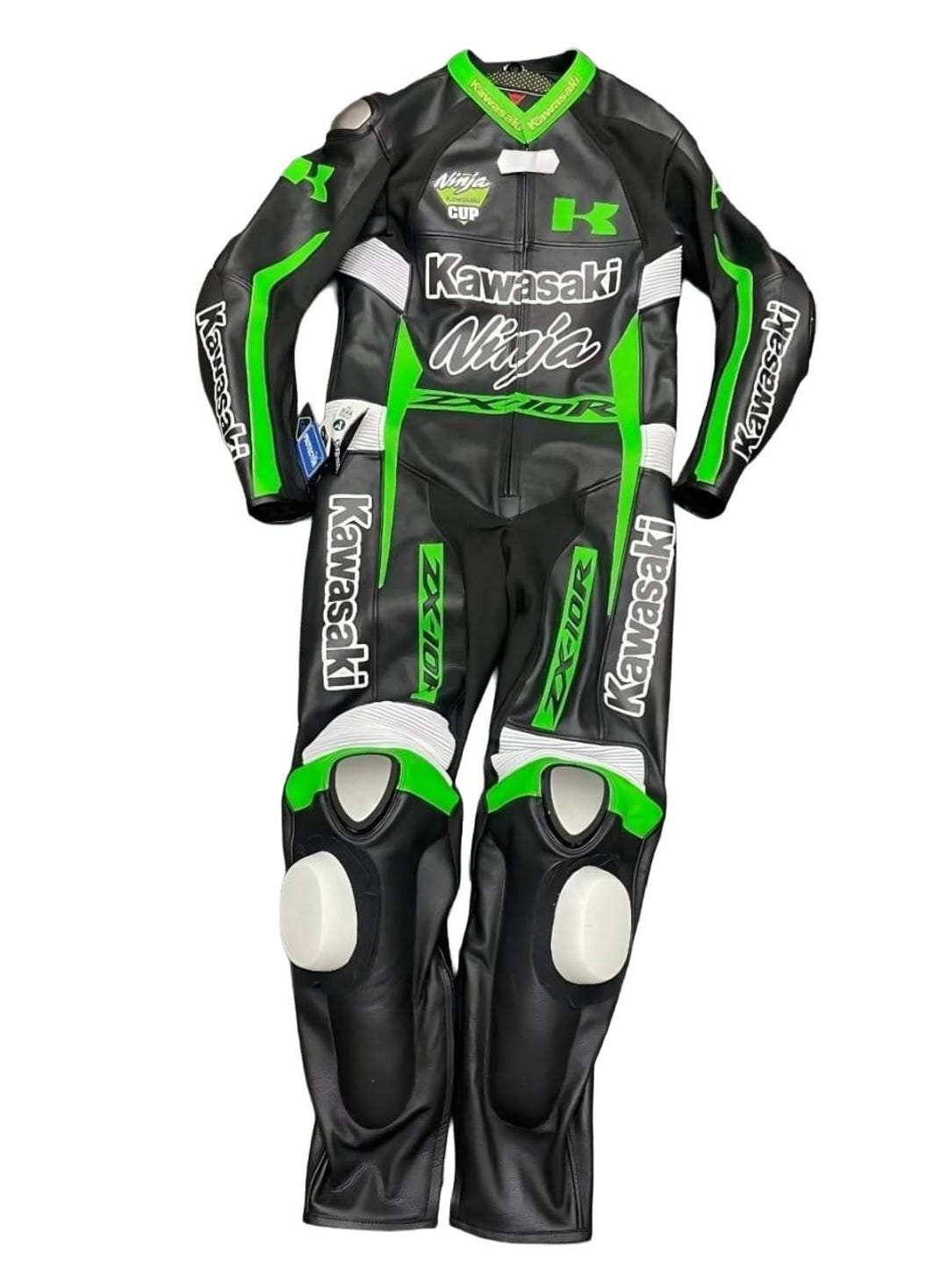Kawasaki Ninja Motogp Leather Suit – Sports Racing Biker Protective Wear - Etsy
