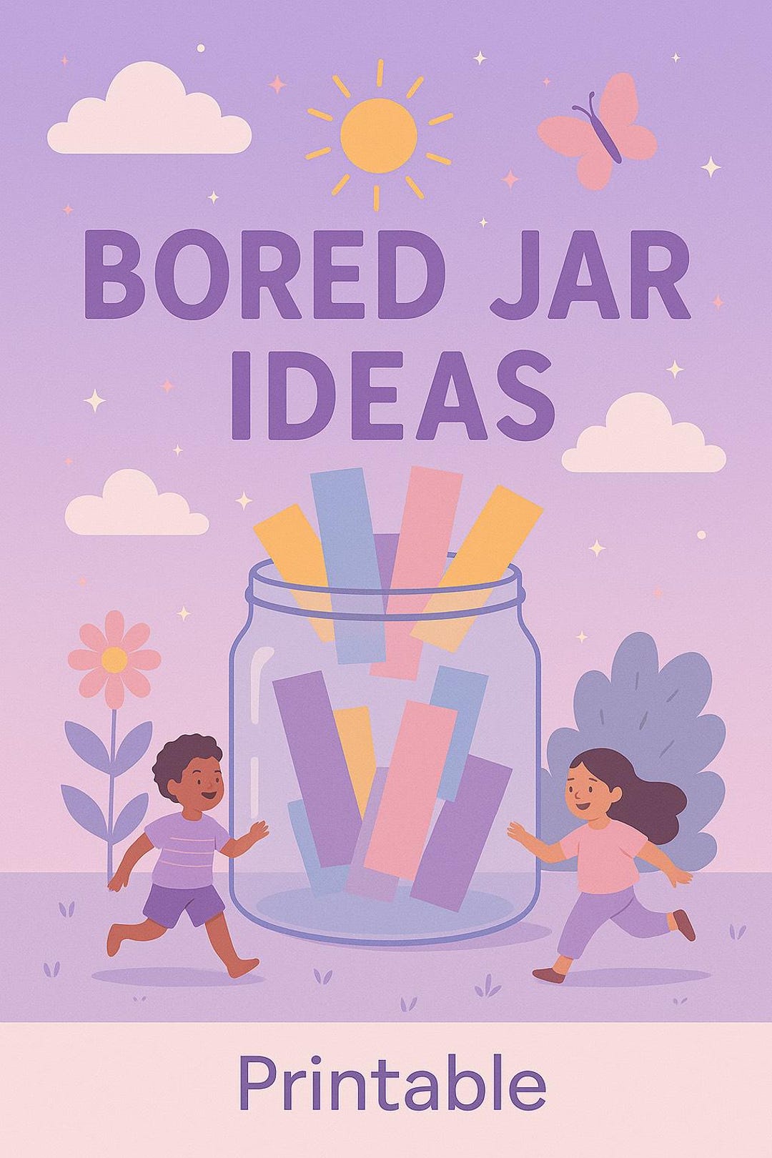 Summer Bored Jar Ideas for Kids - Printable Screen Free Activities ...