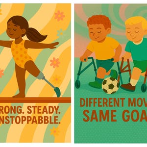 Inclusive Back-to-school Gym Art – Disability Representation Printable ...