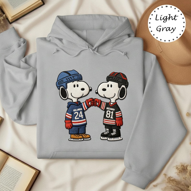 Embroidered Heated Rivalry Snoopy Hollanov Sweatshirt, Ilya Rozanov ...