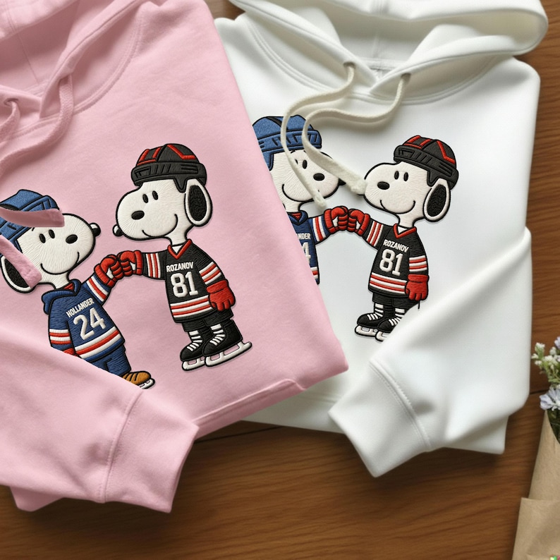 Embroidered Heated Rivalry Snoopy Hollanov Sweatshirt, Ilya Rozanov ...