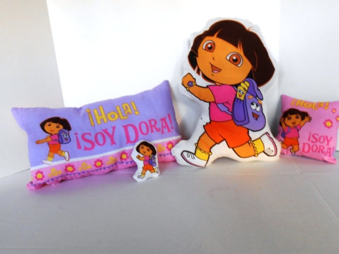 Dora the Explorer Nickelodeon Character Pillow Sets Includes 3 Pillows ...