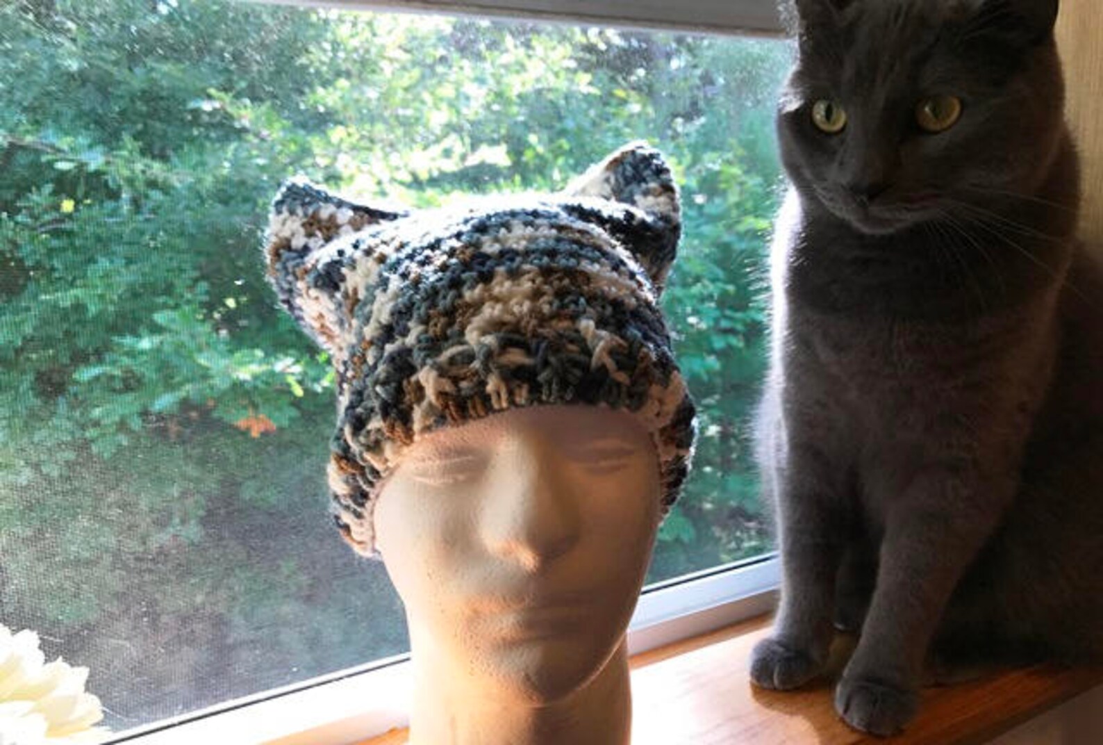 Unisex Kitty Cat Hat Prrrrrfect Way to Warm You up With the - Etsy