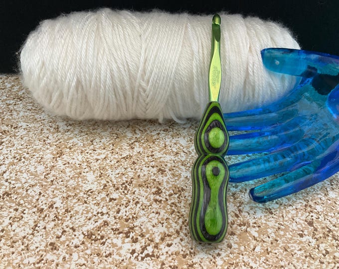 Handmade Wood Crochet Hook Handle With Susan Bates Hook - K/6.50mm - Etsy