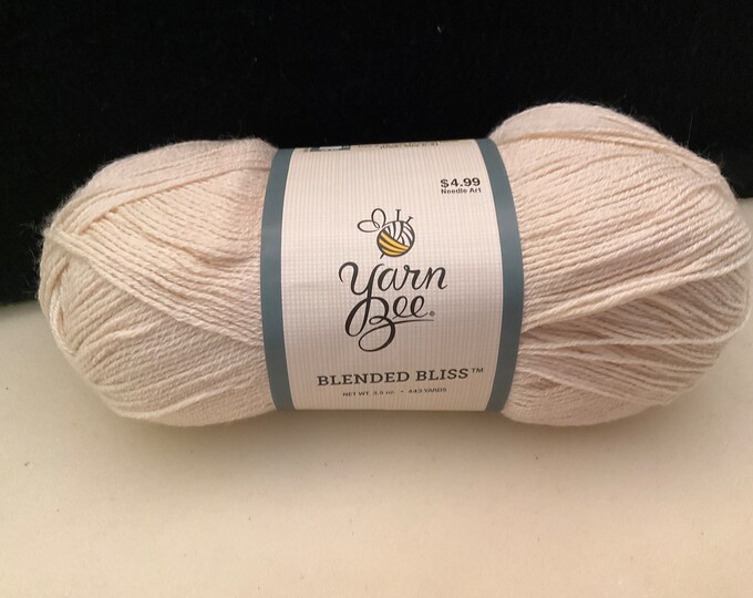 1 Yarn Bee Yarn Blended Bliss Color; Parchment - Etsy