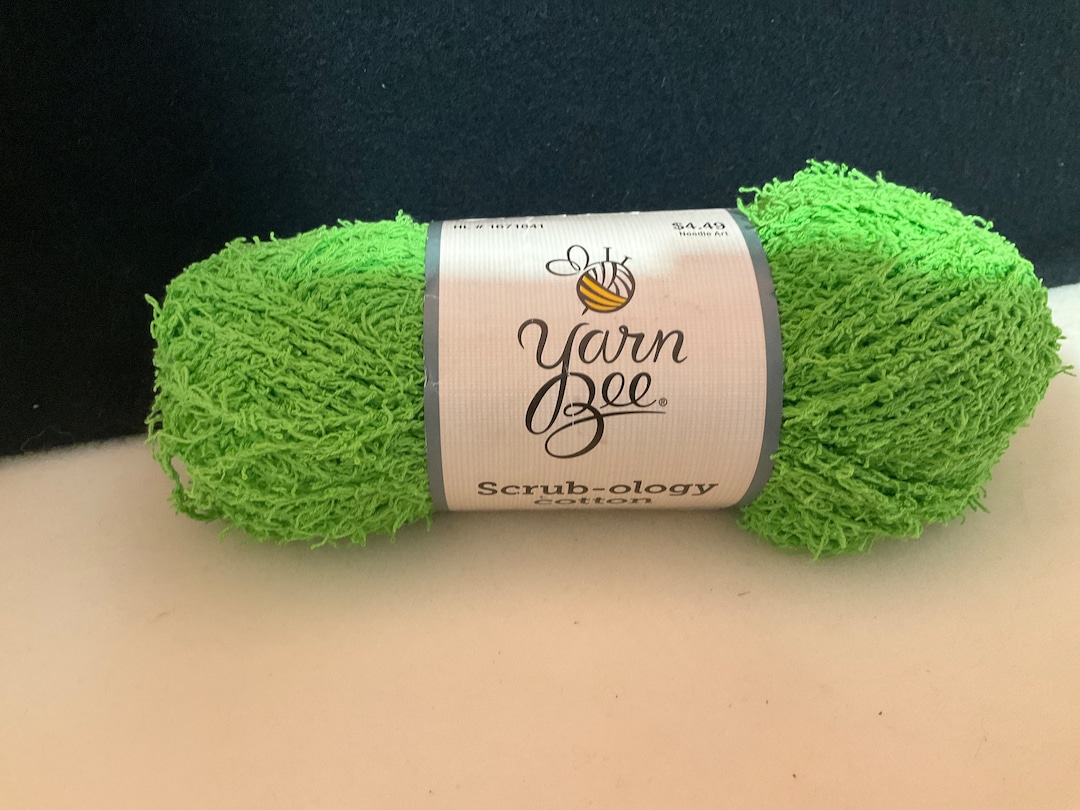 1 Yarn Bee Scrub-ology Cotton Yarn Color; Green - Etsy
