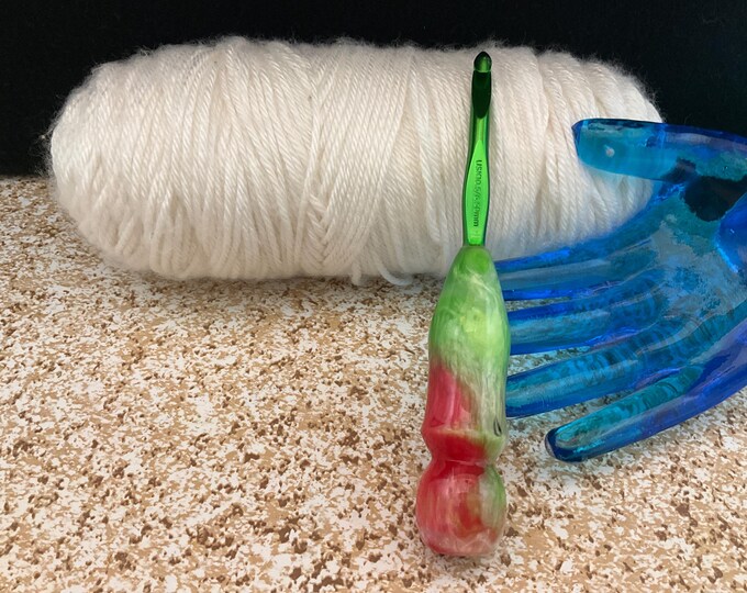 1 Handmade Too Shay Crochet Hook Handle With Susan Bates Hook Size : K ...