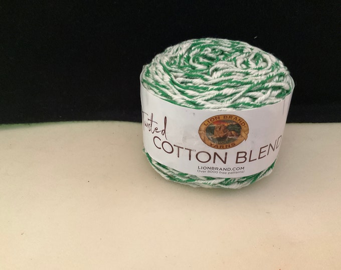 1 Twisted Cotton Blend Yarn Color; Grass - Etsy
