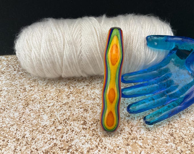 Too Shay Crochet Hook Handle With Color/ Wood - Etsy