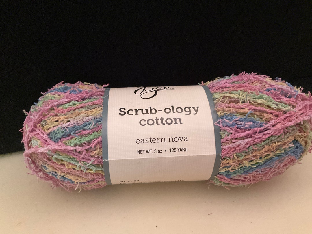 1 Yarn Bee Scrub-ology Cotton Yarn Color; Eastern Nova - Etsy