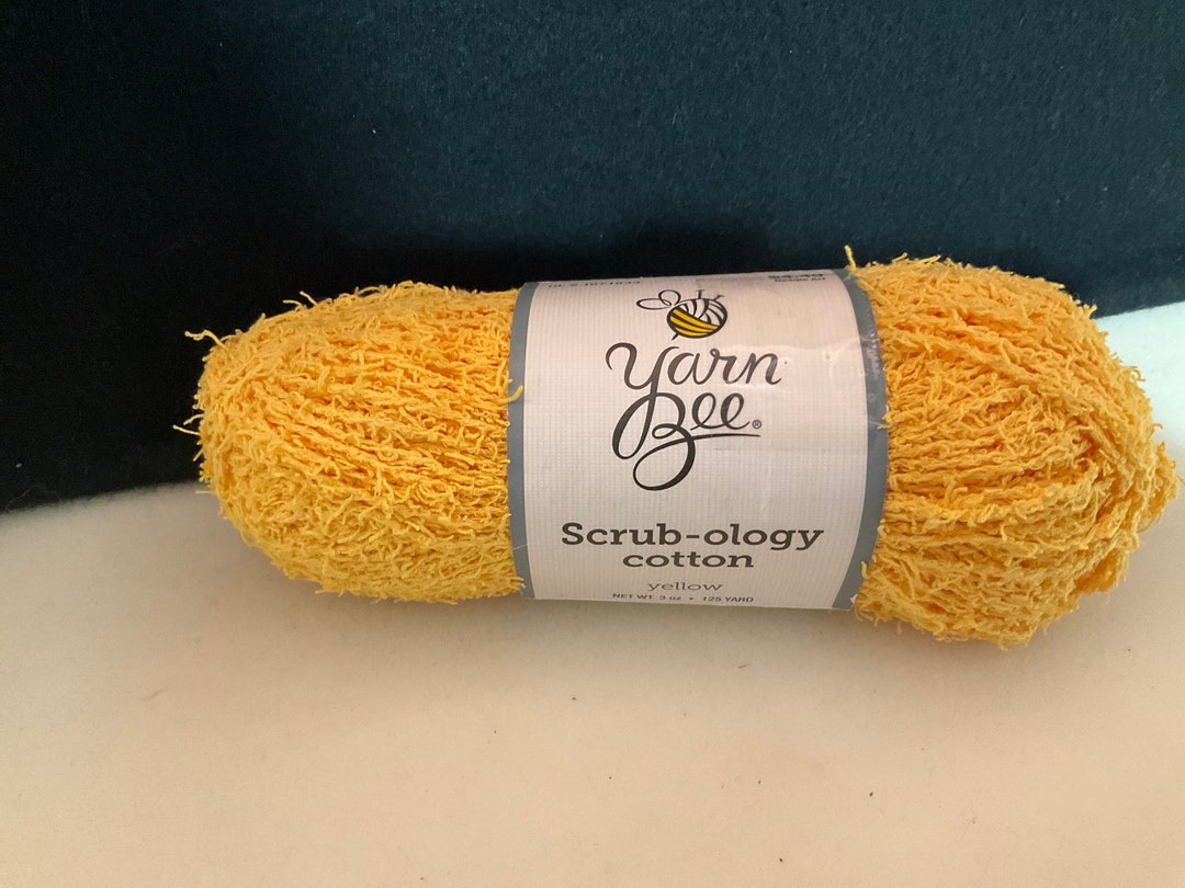 1yarn Bee Scrub-ology Cotton Yarn Color; Yellow - Etsy