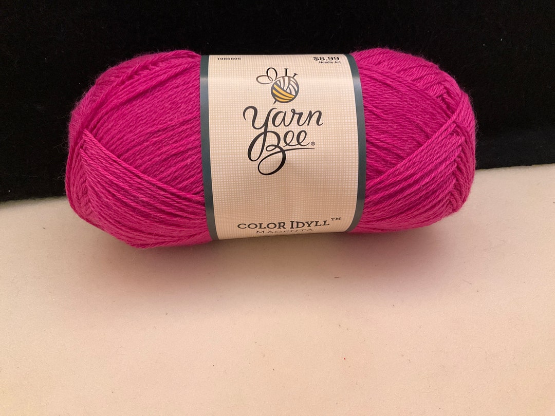 1 Yarn Yarn Bee Color Idyll Yarn Color : Magenta - Etsy