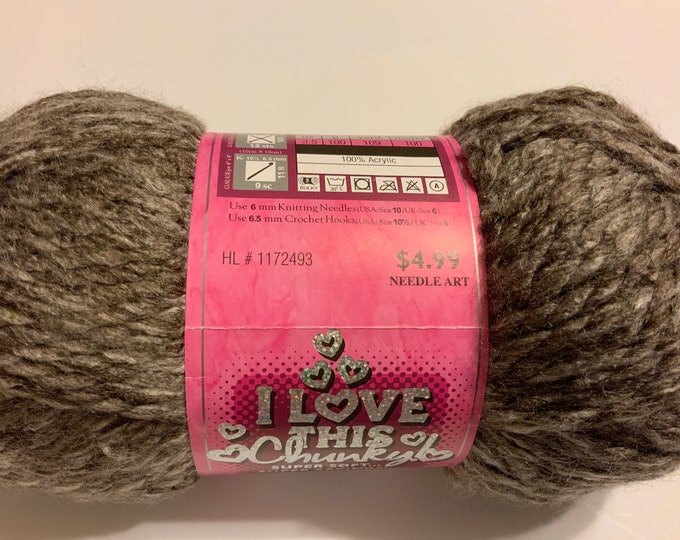 1 I Love This Chunky Yarn Color ; Mocha - Etsy