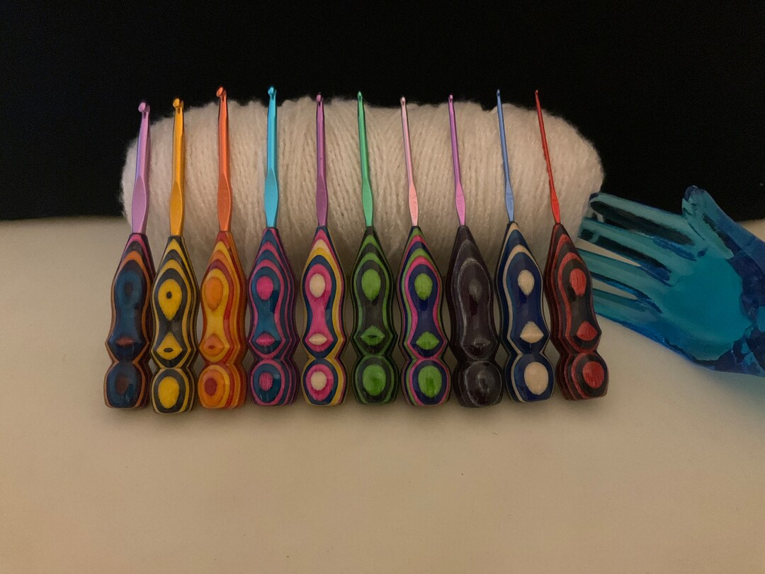 Aluminum Hook 2 6.50 Mm Handmade Too Shay Crochet Hook Handle With ...