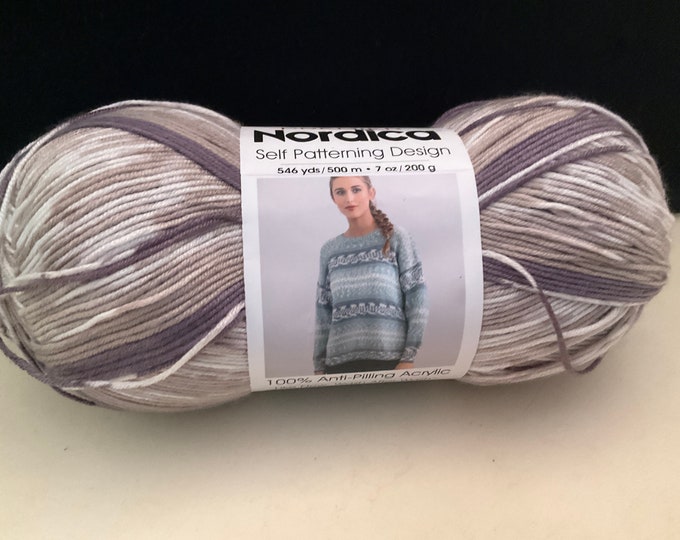 1 Premier Nordica Self-patterning Yarn Color; Lilac - Etsy