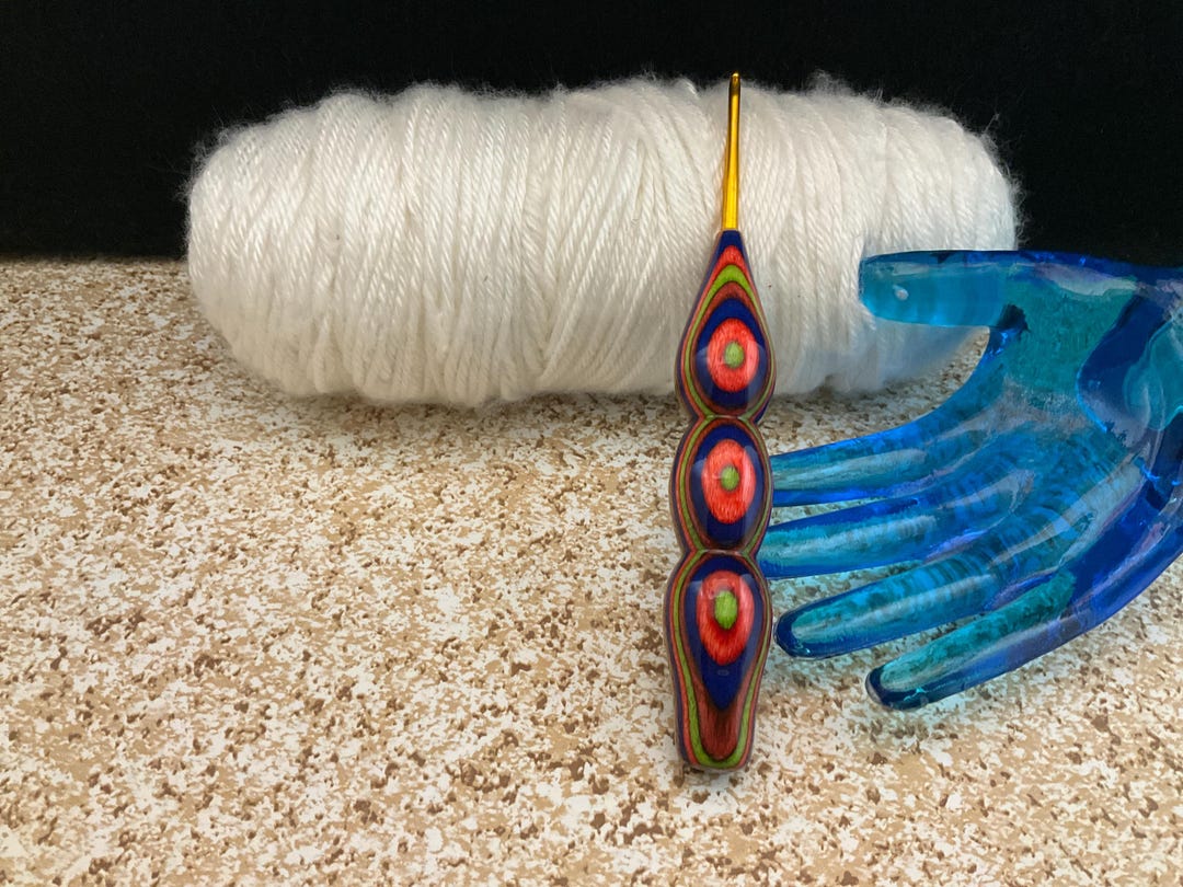 Handmade D/3.25 Mm Tulip Etimo Crochet Hook, Color Wood Handle - Etsy