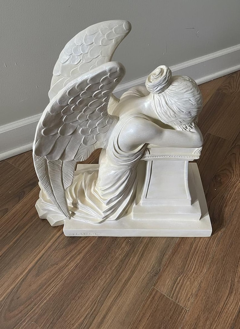 Angel of Grief Monument Statue | Memorial Angel Sculpture | Gothic ...