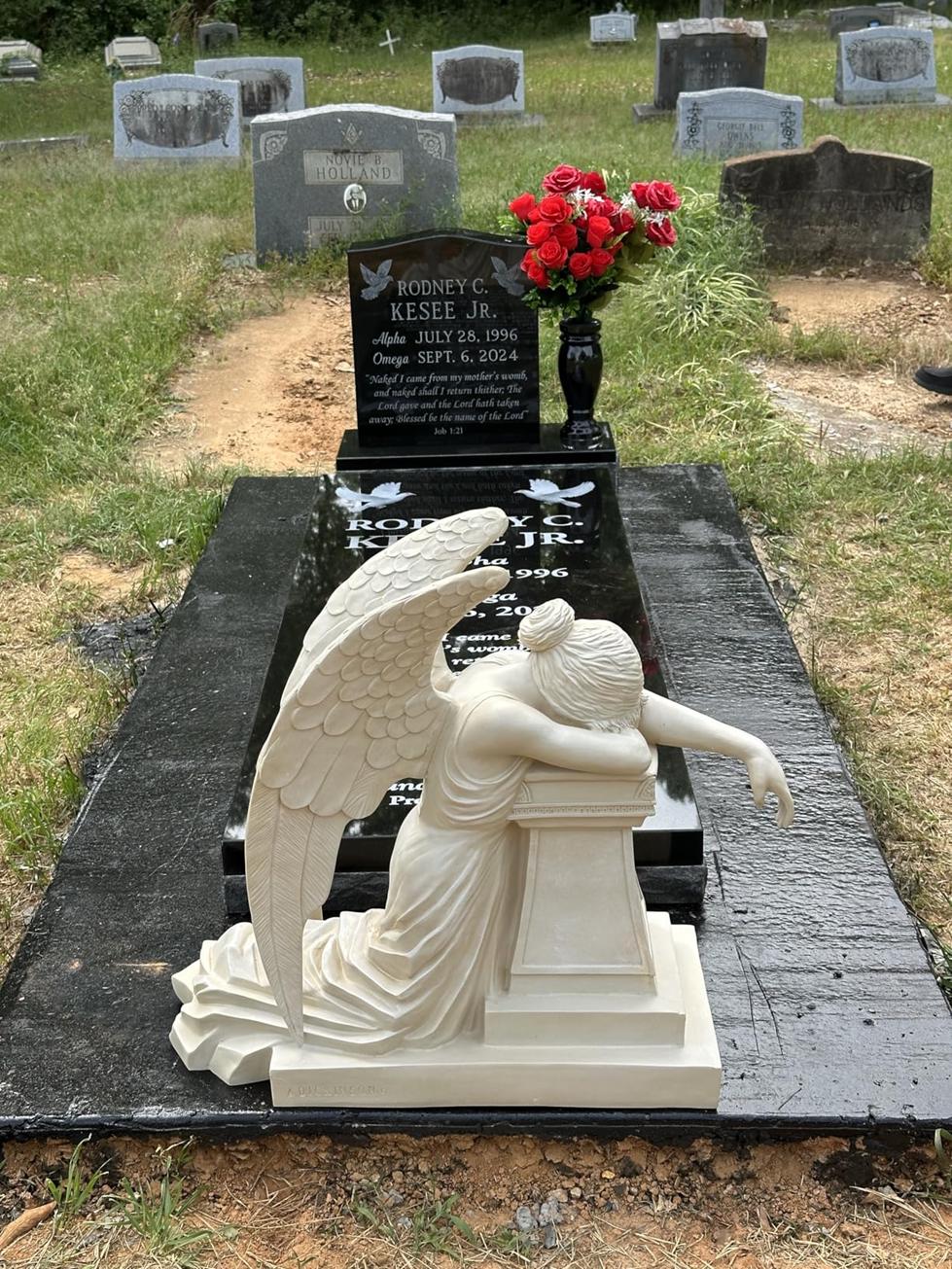 Angel of Grief Monument Statue | Memorial Angel Sculpture | Gothic ...