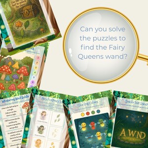 Fairy Escape Room Game: Printable Kids Treasure Hunt (ages 4-7) PDF ...
