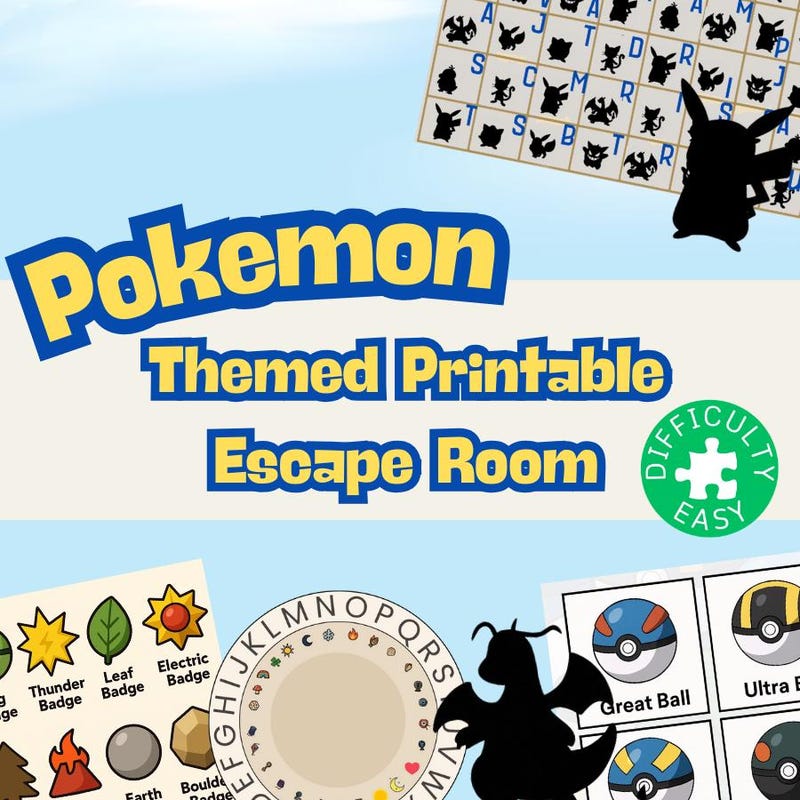 Pokeman Birthday Favors - Etsy