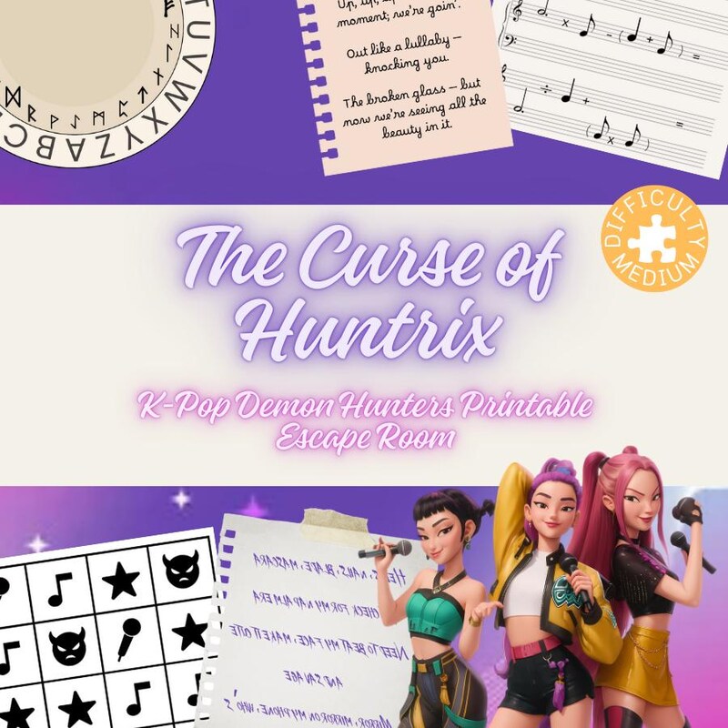 Kpop Demon Hunter Puzzles - Etsy UK