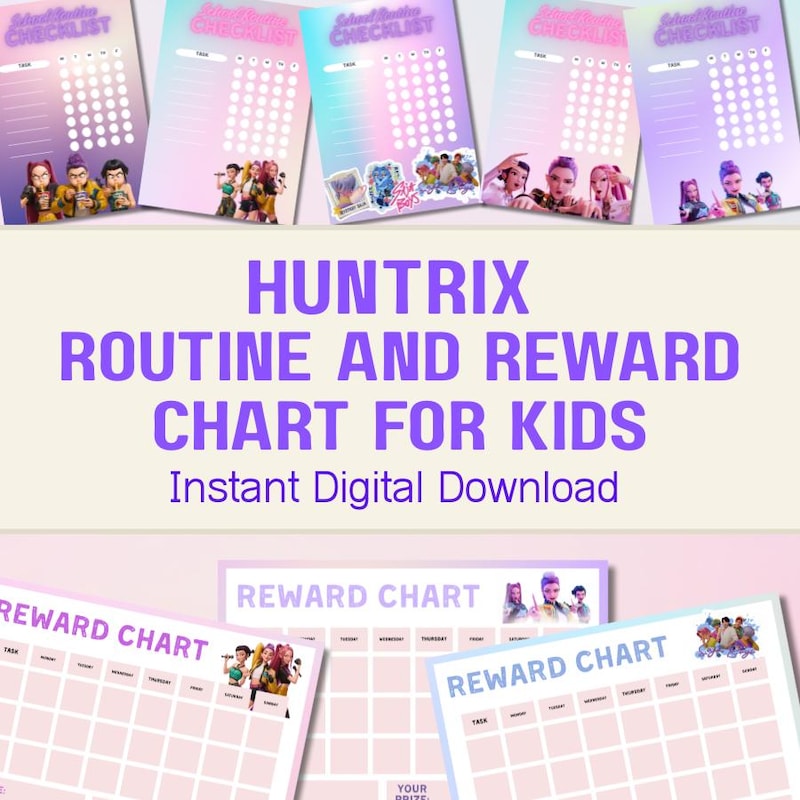 Reward Chart Pack - Etsy