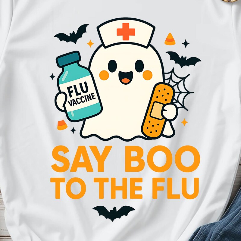 Say Boo to the Flu - Etsy