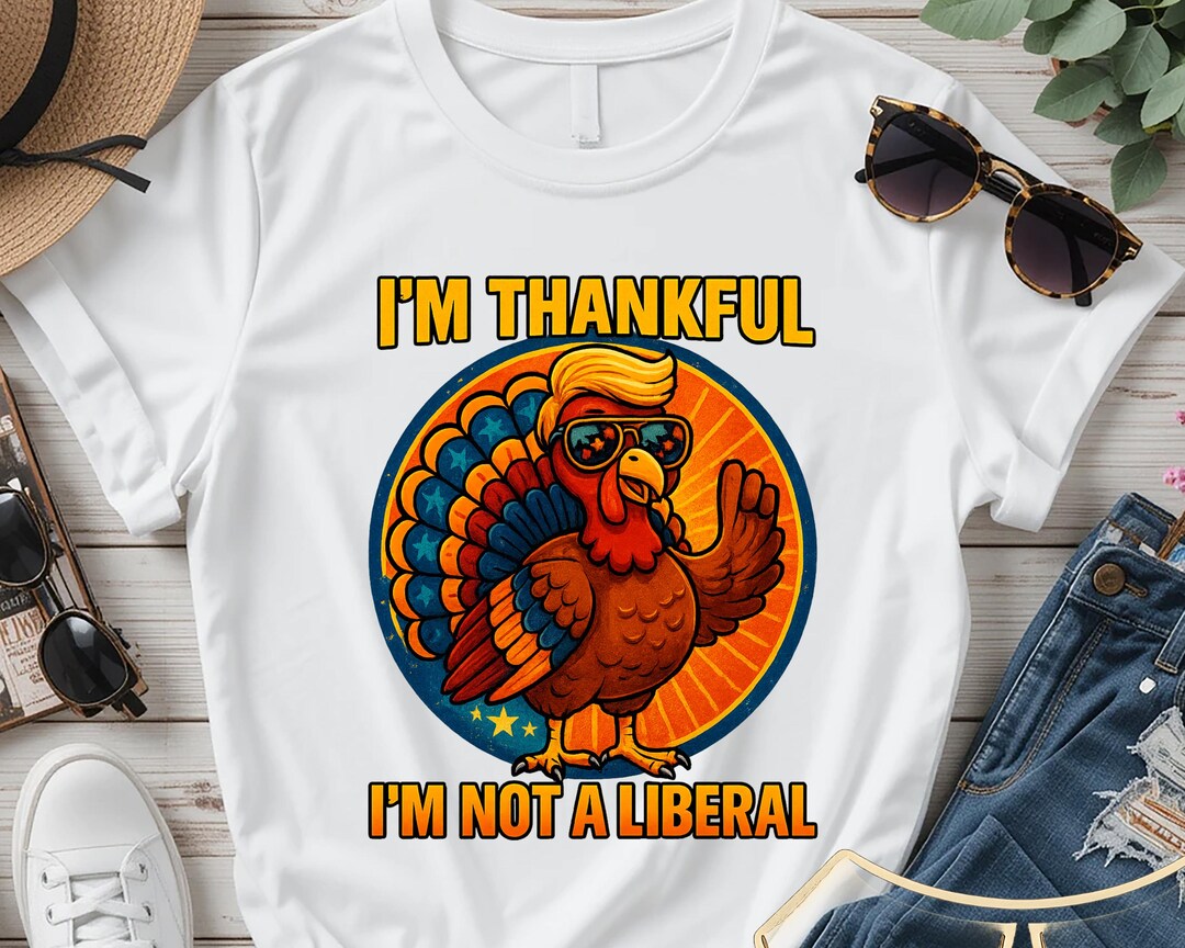 Thankful Not Liberal Turkey PNG - Etsy