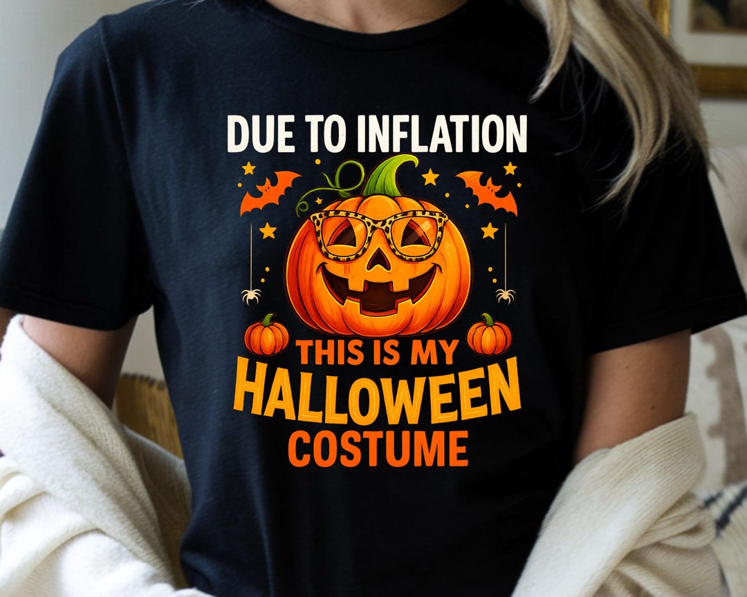 Funny Pumpkin Halloween Costume PNG: Inflation Humor (digital Download ...