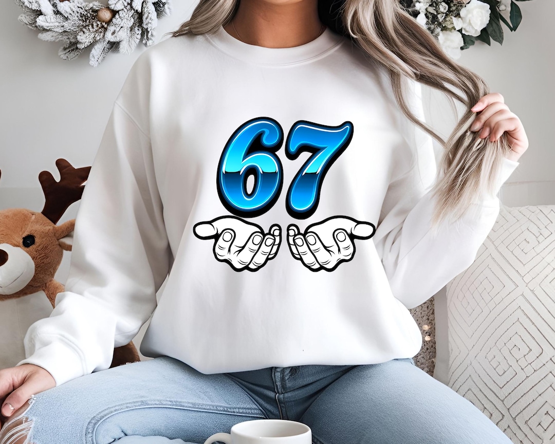 67 Number Hands Design | Digital Download PNG | High-resolution ...