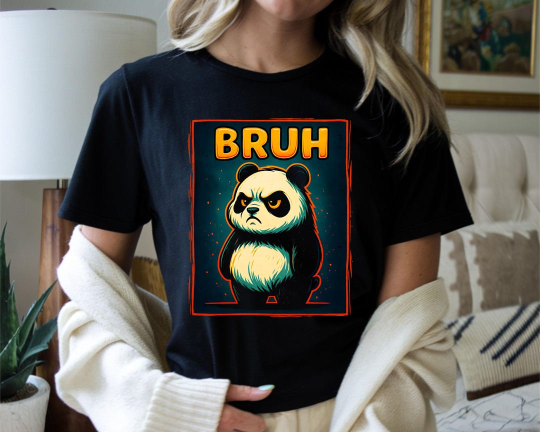 Funny Panda Bruh Meme PNG - T-shirt Design (digital Download) - Etsy