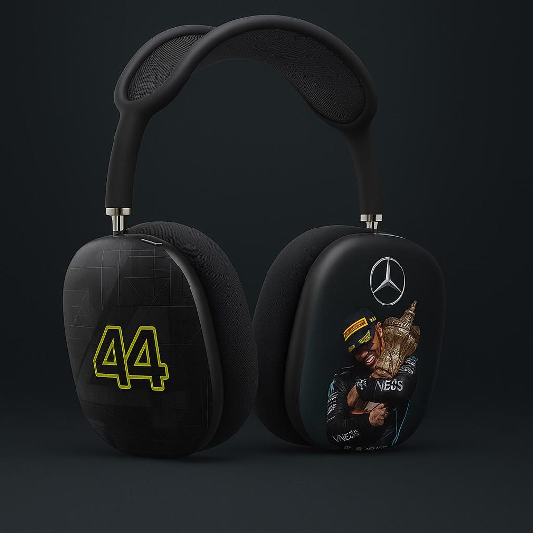 Lewis Hamilton Mercedes Airpods Max Case, F1 Headphone Cover, Racing ...