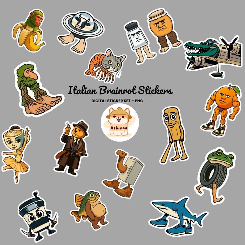 Brainrot Card - Etsy