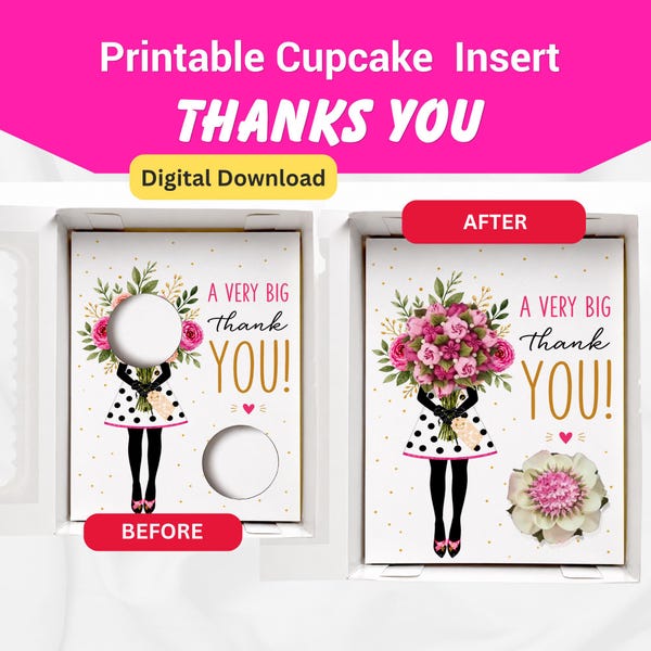 Bouquet Box Template - Etsy UK