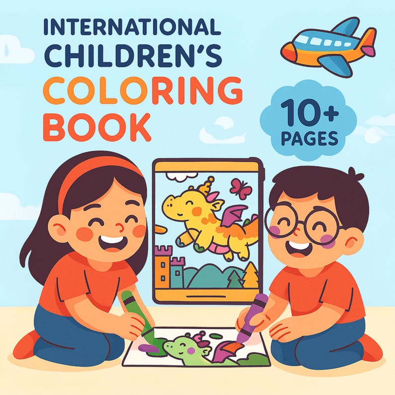 LALA Kawaii Easy Coloring Pages for Kids | 10 Tracing & Printable PDF ...