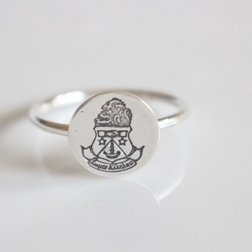 Alpha Delta Pi Necklace Sterling Silver / Adpi Necklace / - Etsy