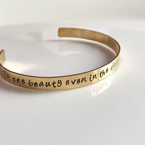 Alpha Chi Omega Symphony Bracelet / Hand Stamped Aluminium or Brass ...